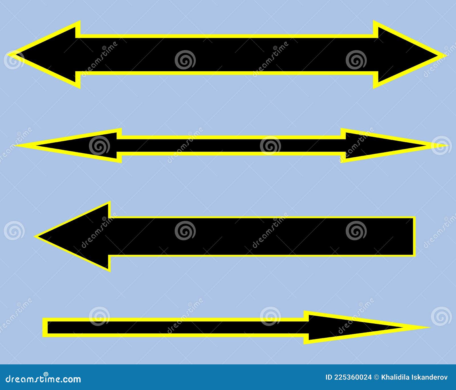 Arrows. Another Multicolored Arrow On A Transparent Background. Vector ...