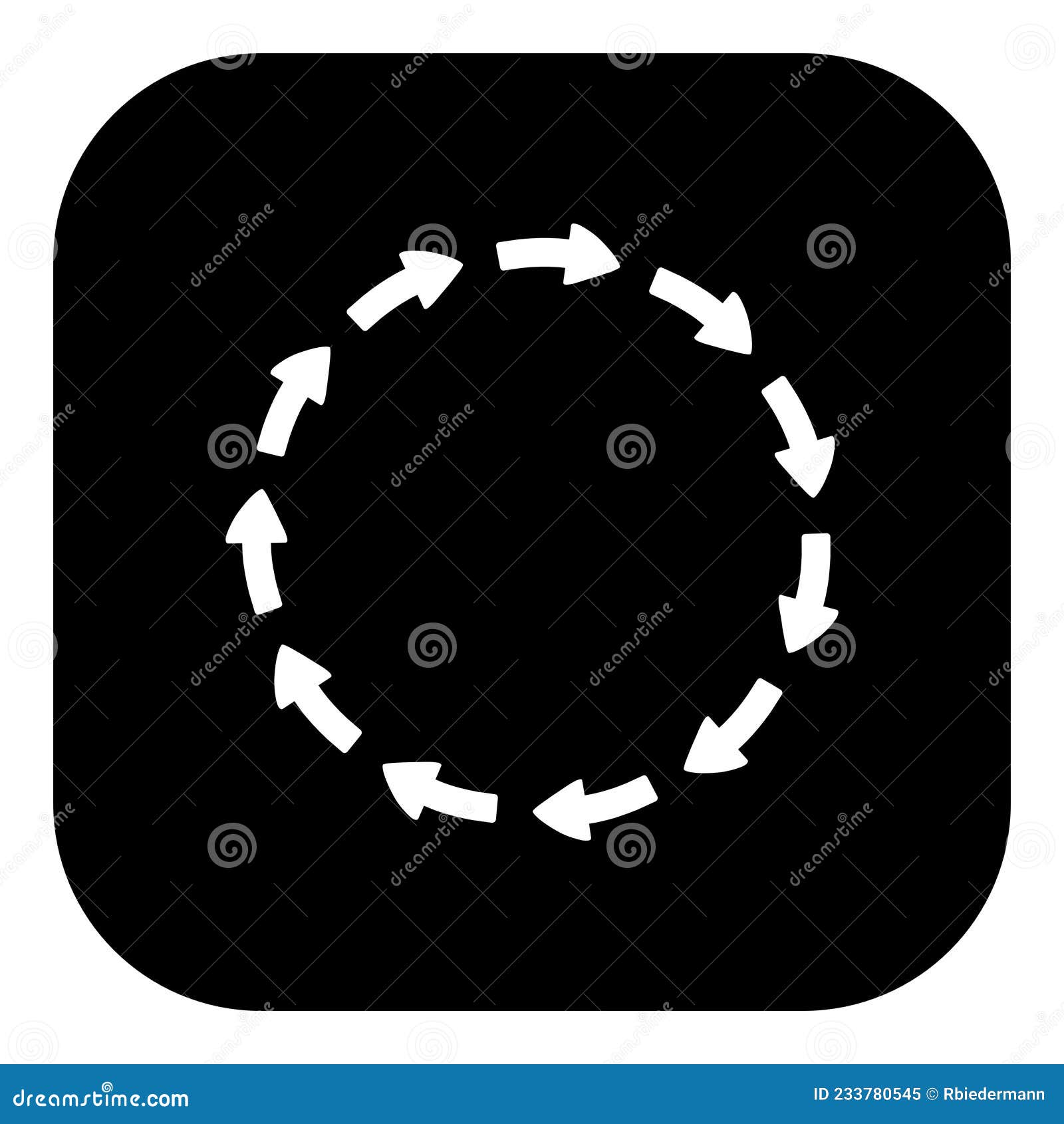 Arrows and app icon stock vector. Illustration of round - 233780545