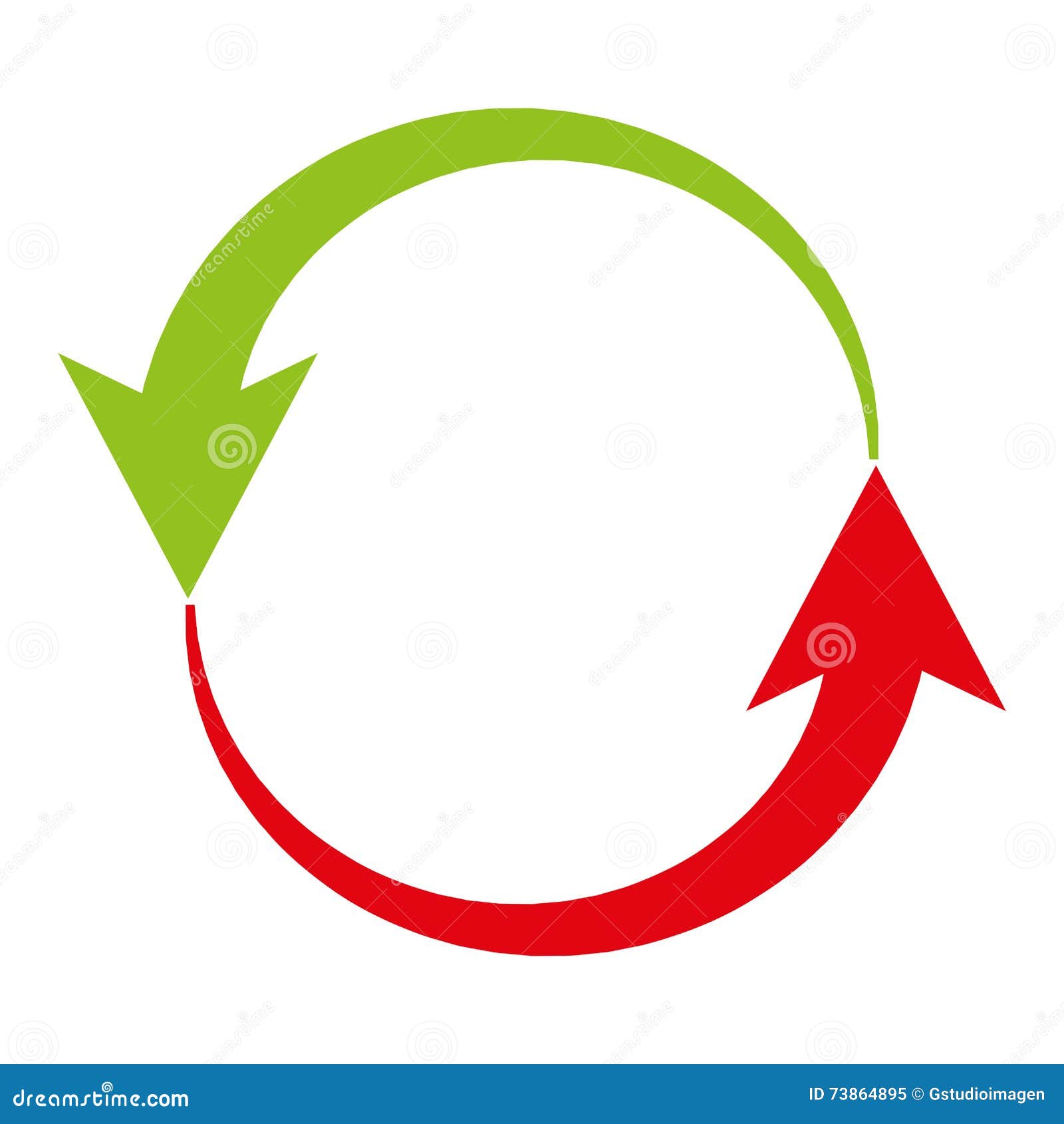 Arrows Around Isolated Icon Design Stock Illustration - Illustration of ...