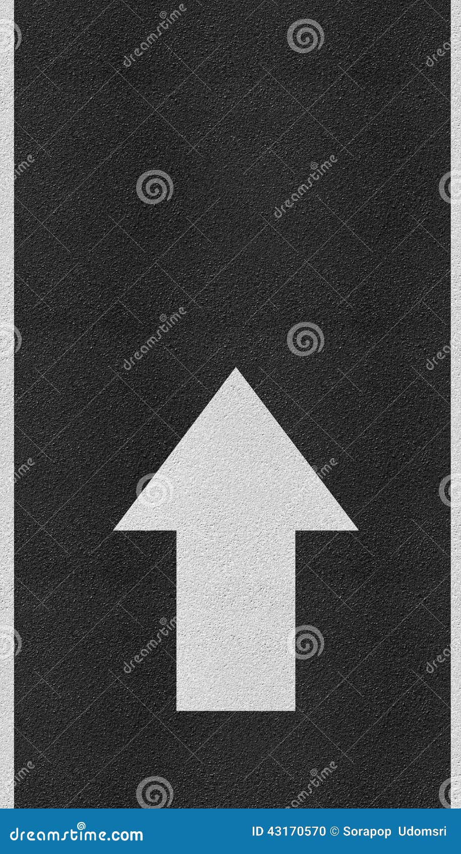 Arrows on Asphalt Road Texture Stock Photo - Image of forward, grange ...