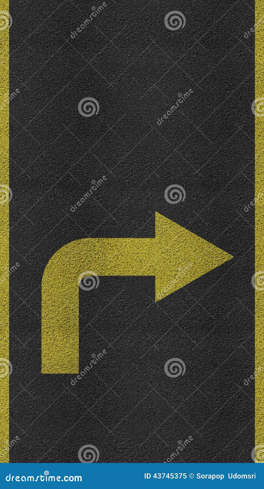 Arrows on Asphalt Road Texture Stock Image - Image of rock, direction ...