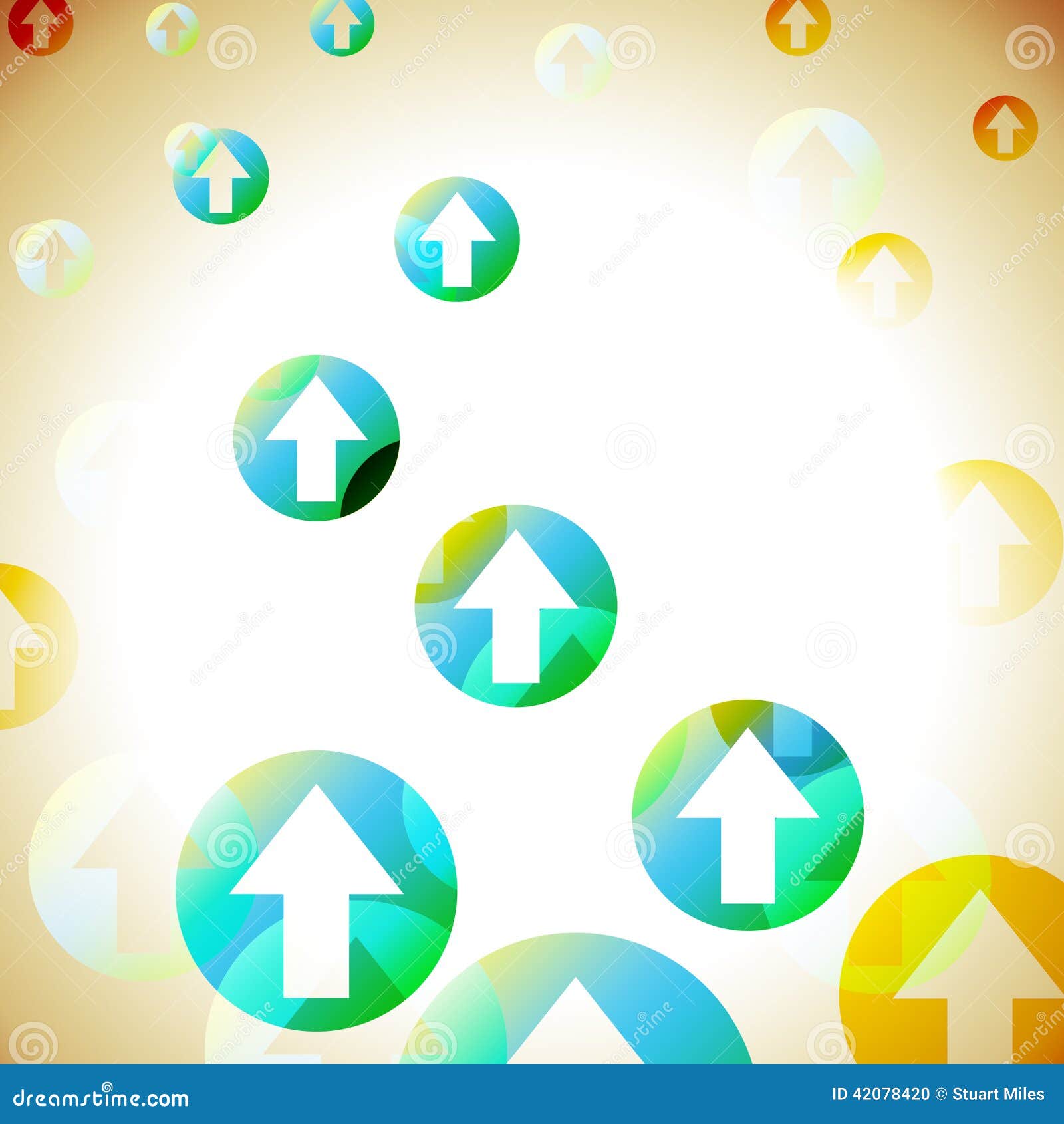 Pointing Upwards. Little Girl Pointing Upwards Vector Illustration ...