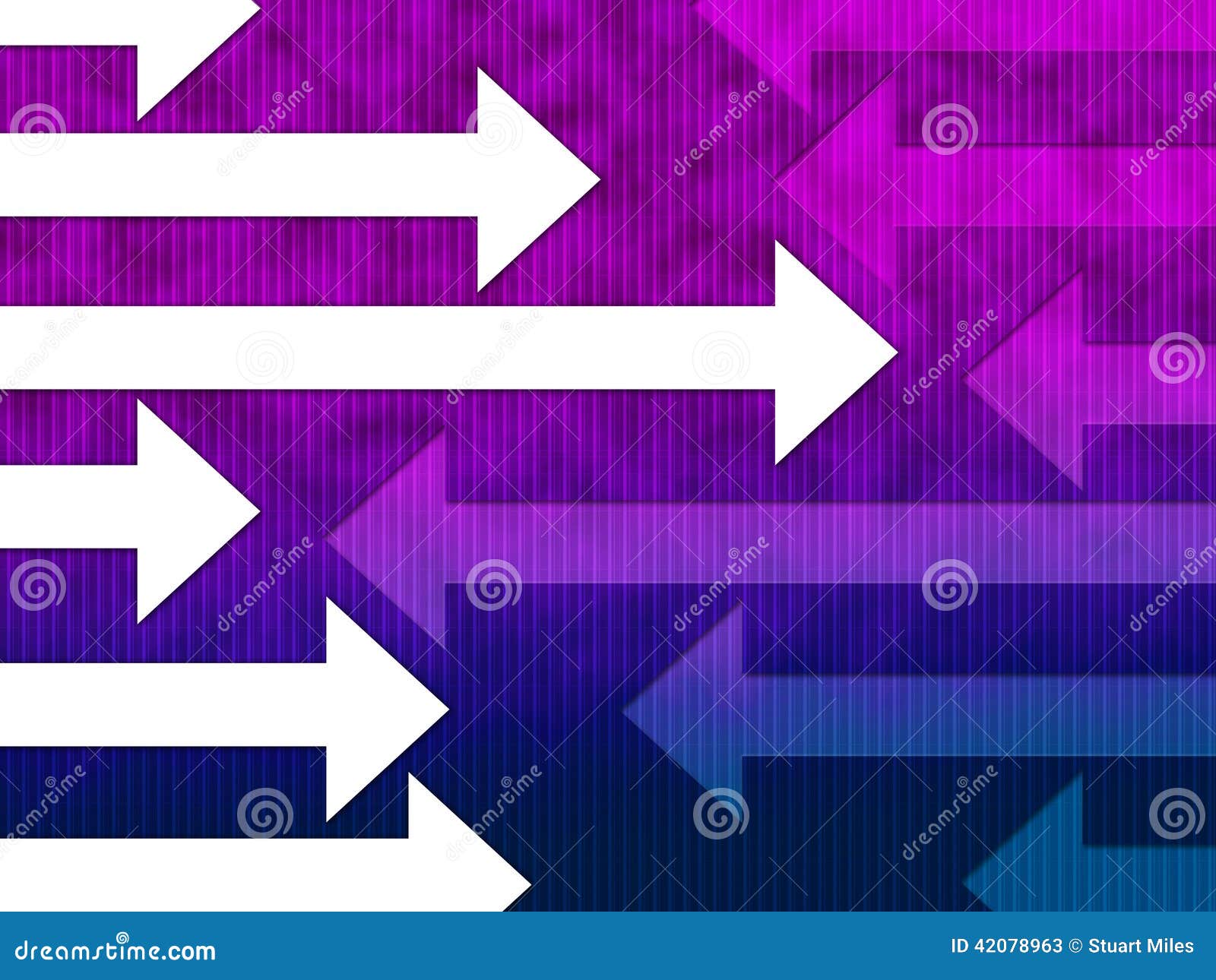 Arrows Background Shows Left Right and Direction Stock Illustration ...