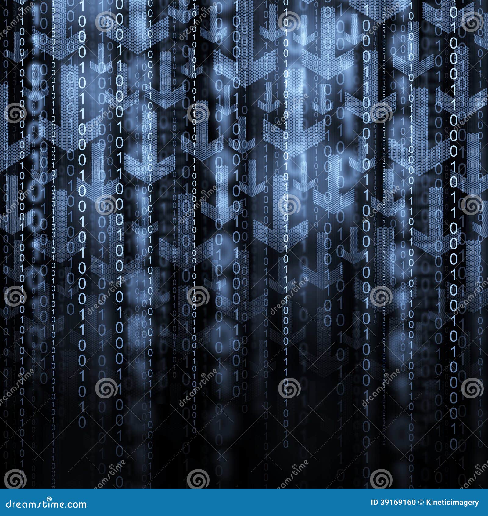 Arrows and binary code stock photo. Image of electricity - 39169160