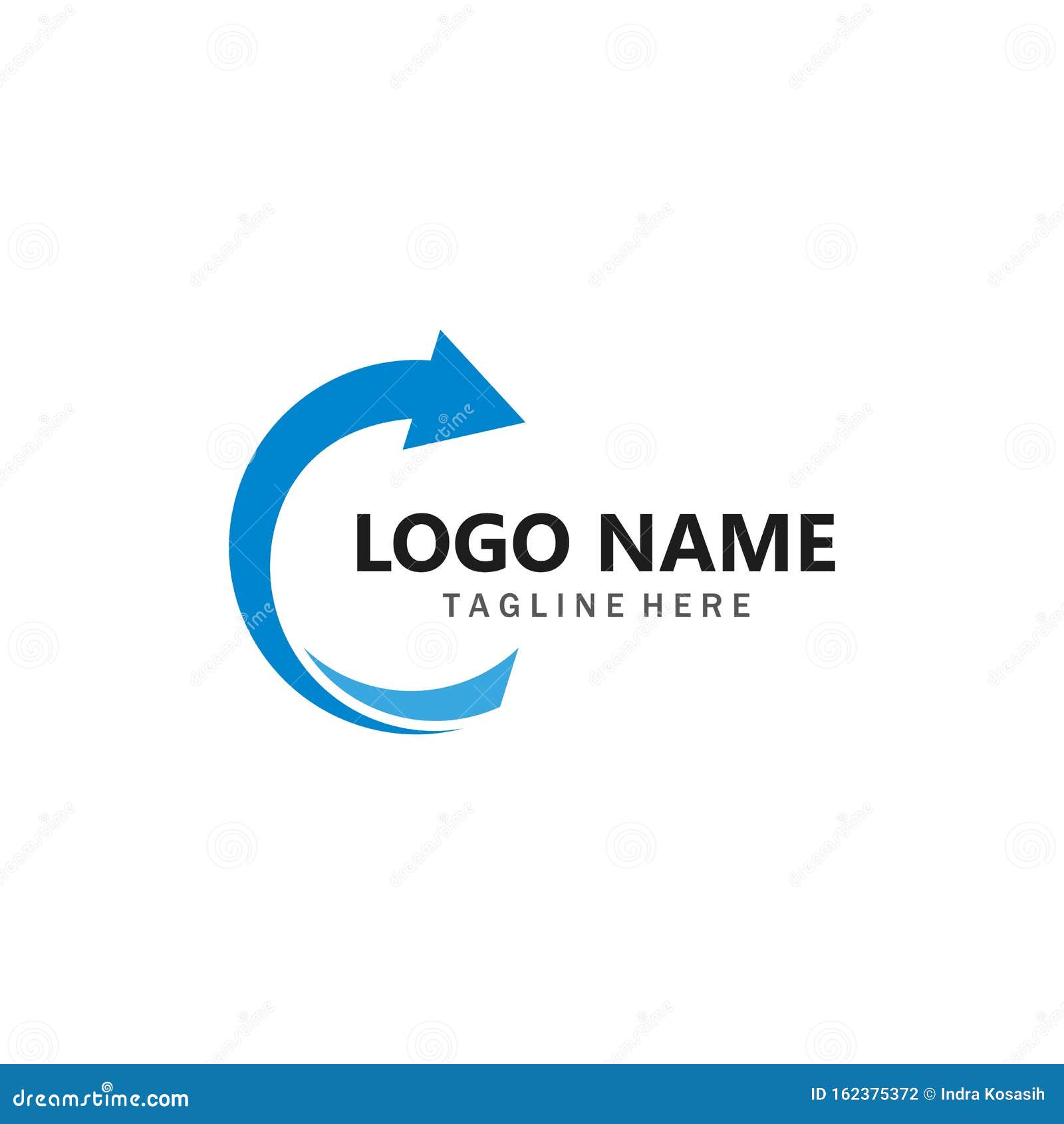 Arrows Business Vector Illustration Icon Logo Template Stock Vector ...