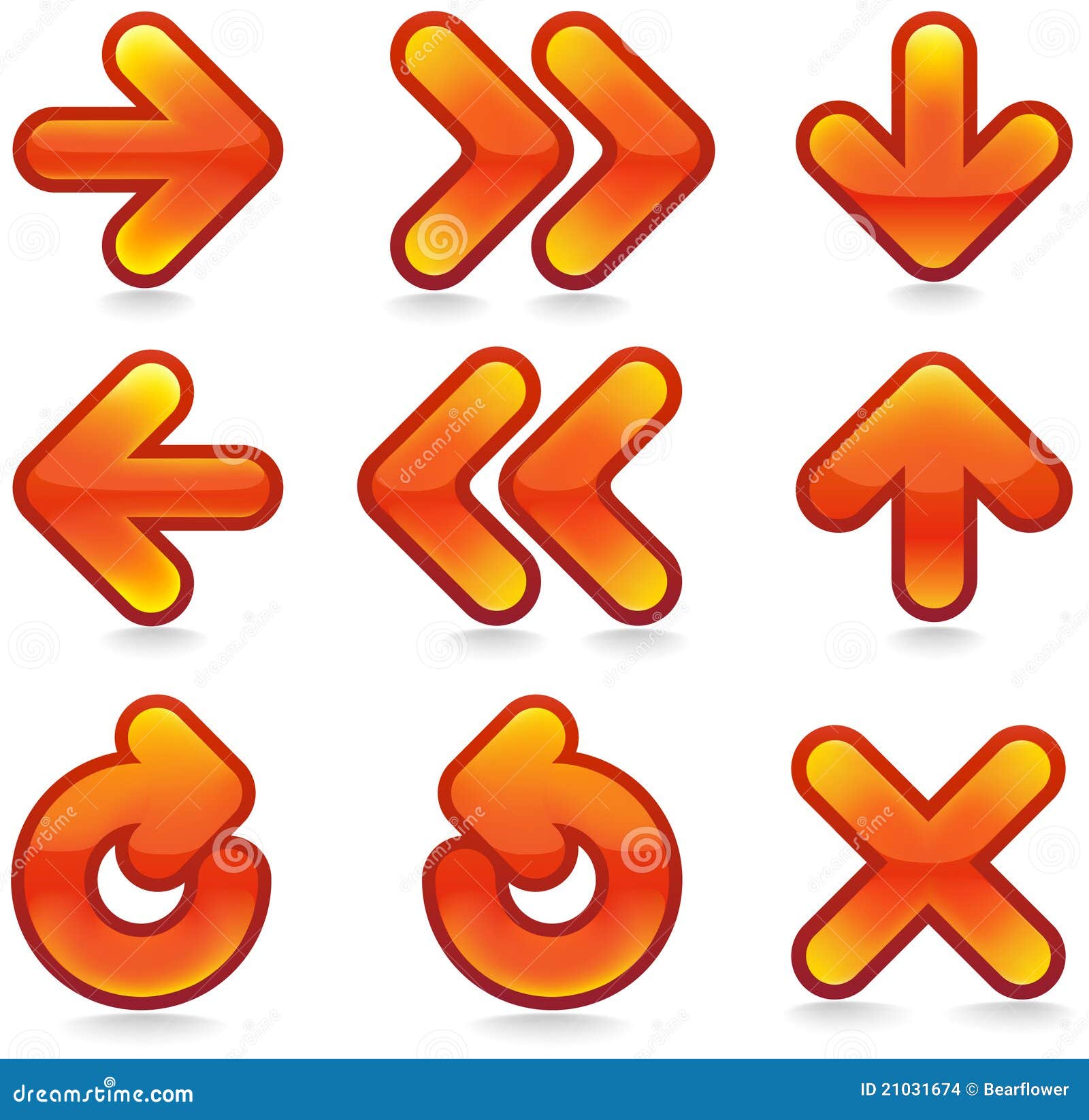 Arrows & buttons stock vector. Illustration of remove - 21031674