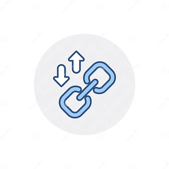 Arrows Chain Connection Hyperlink Link Web Web Link Icon Stock Vector ...