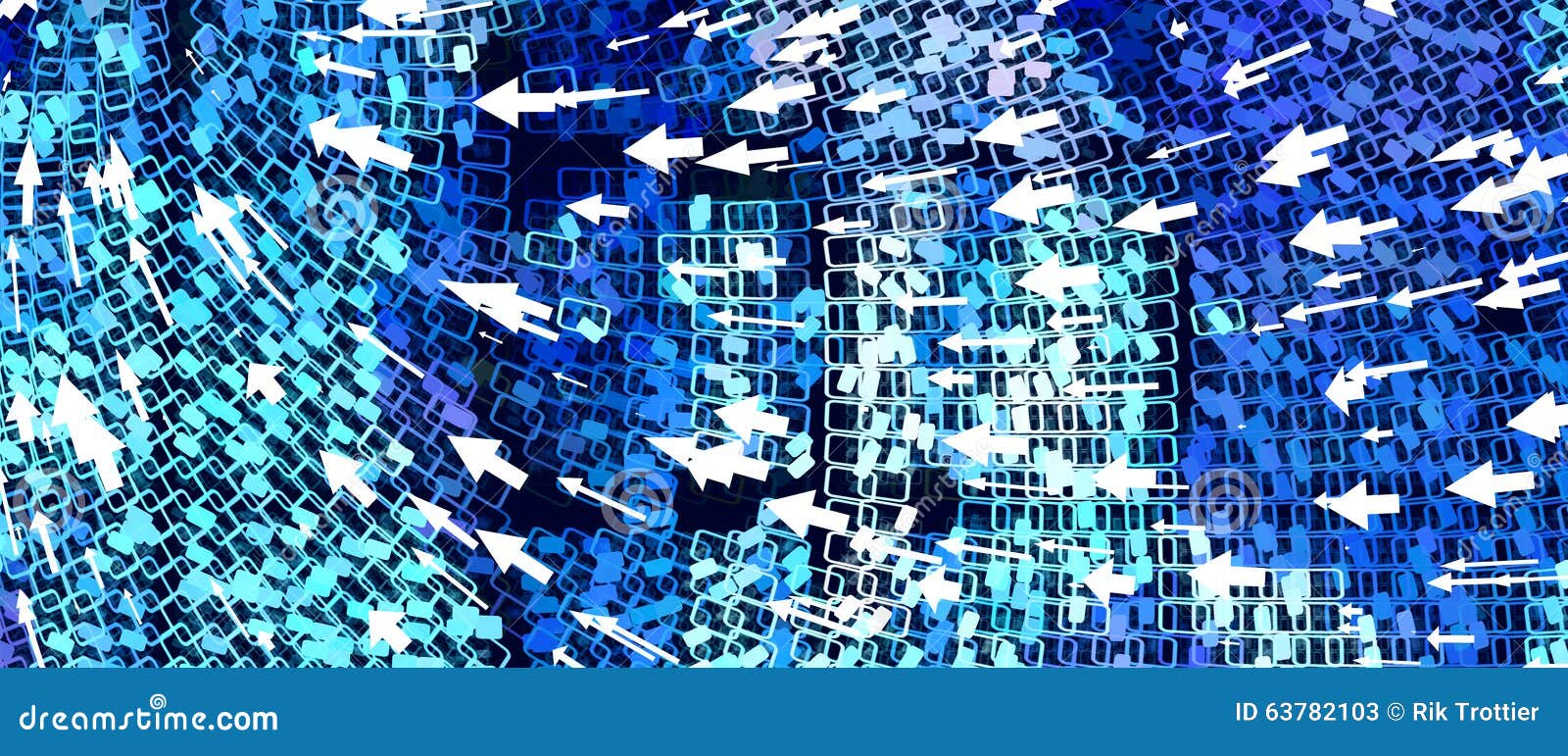 Arrows changing direction stock illustration. Illustration of arrows ...