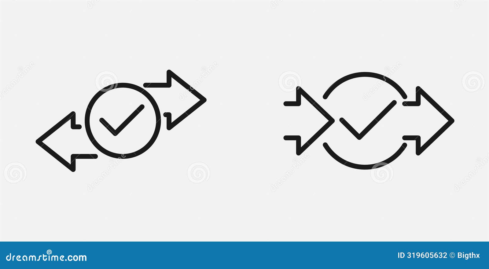 Gear and Check Mark Icon. Quality Control Illustration Stock Vector ...