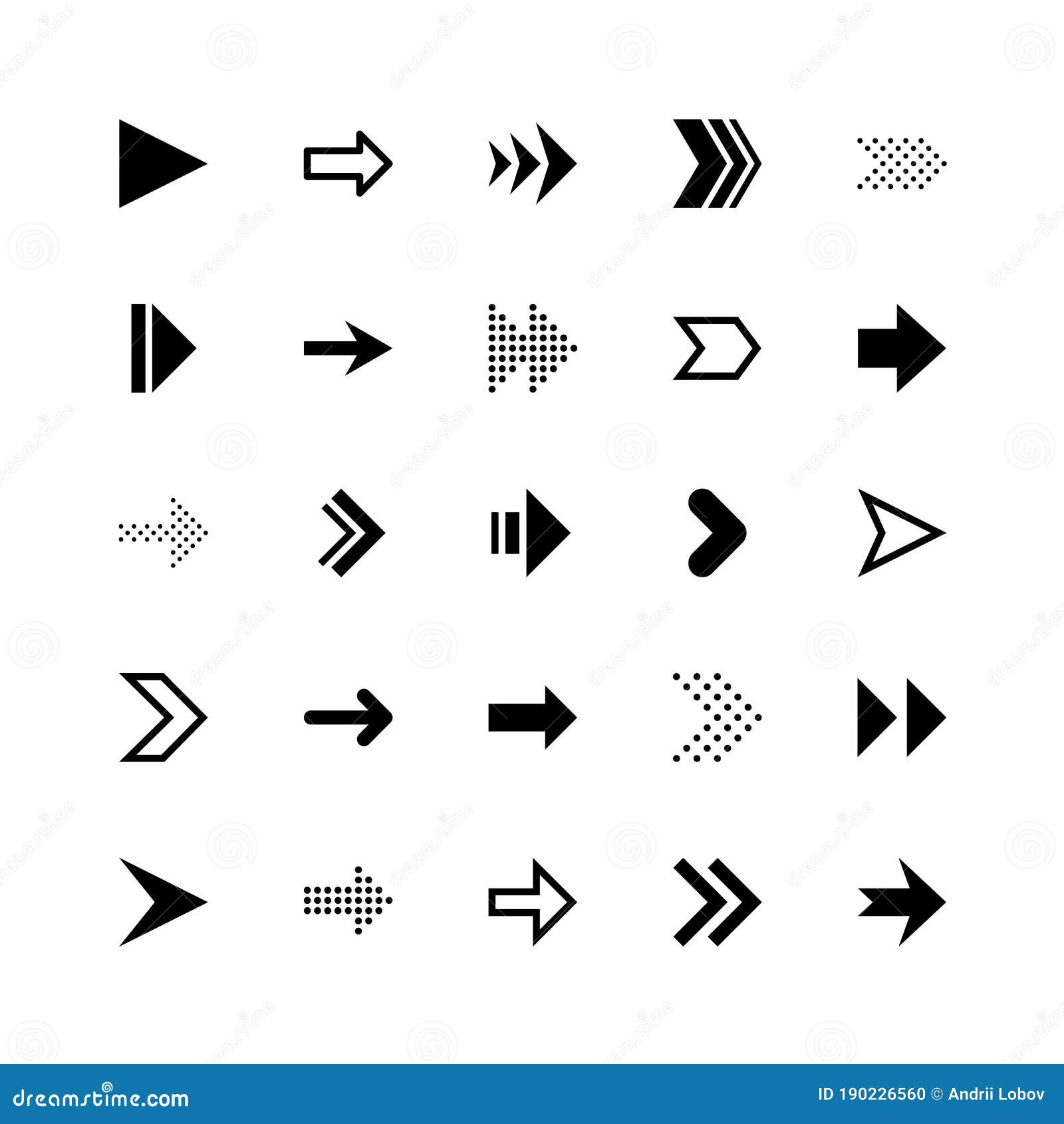 Arrows Collection Navigation Loading Web Buttons Black Arrow Pointer