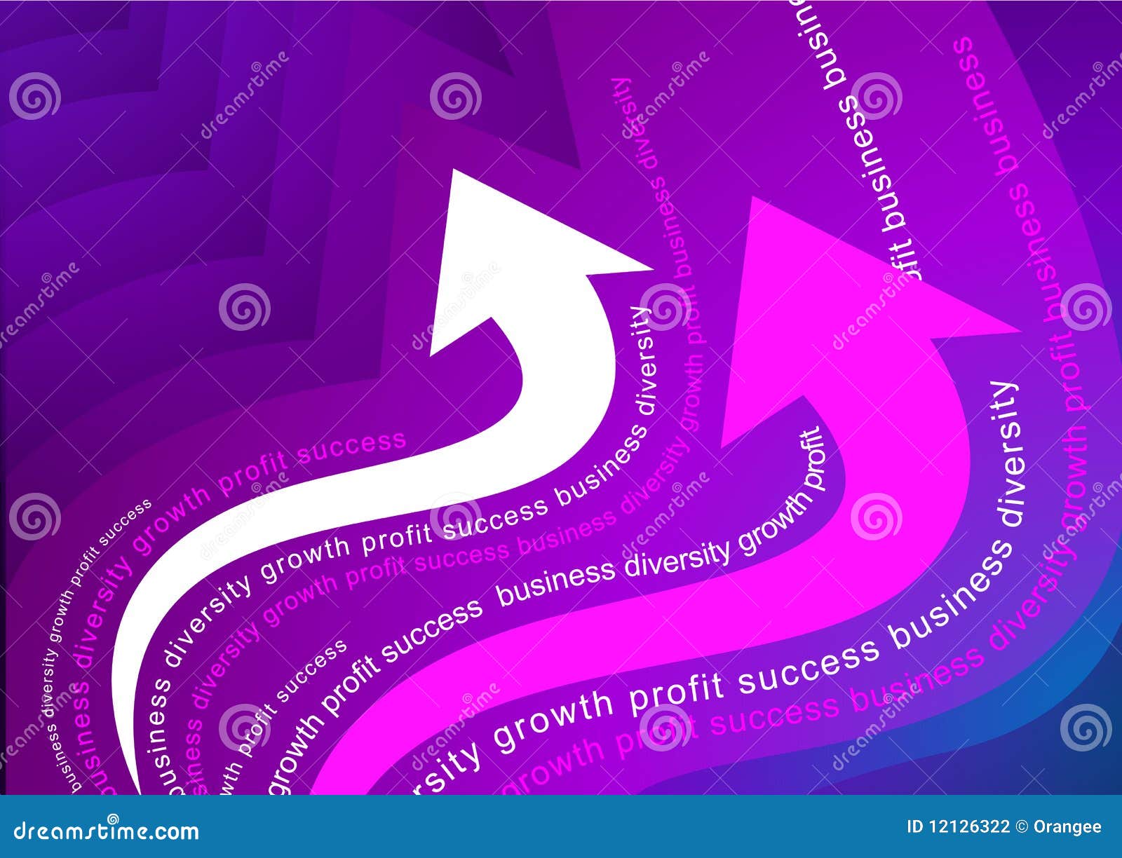 Rising arrows illustration stock vector. Illustration of design - 12126322