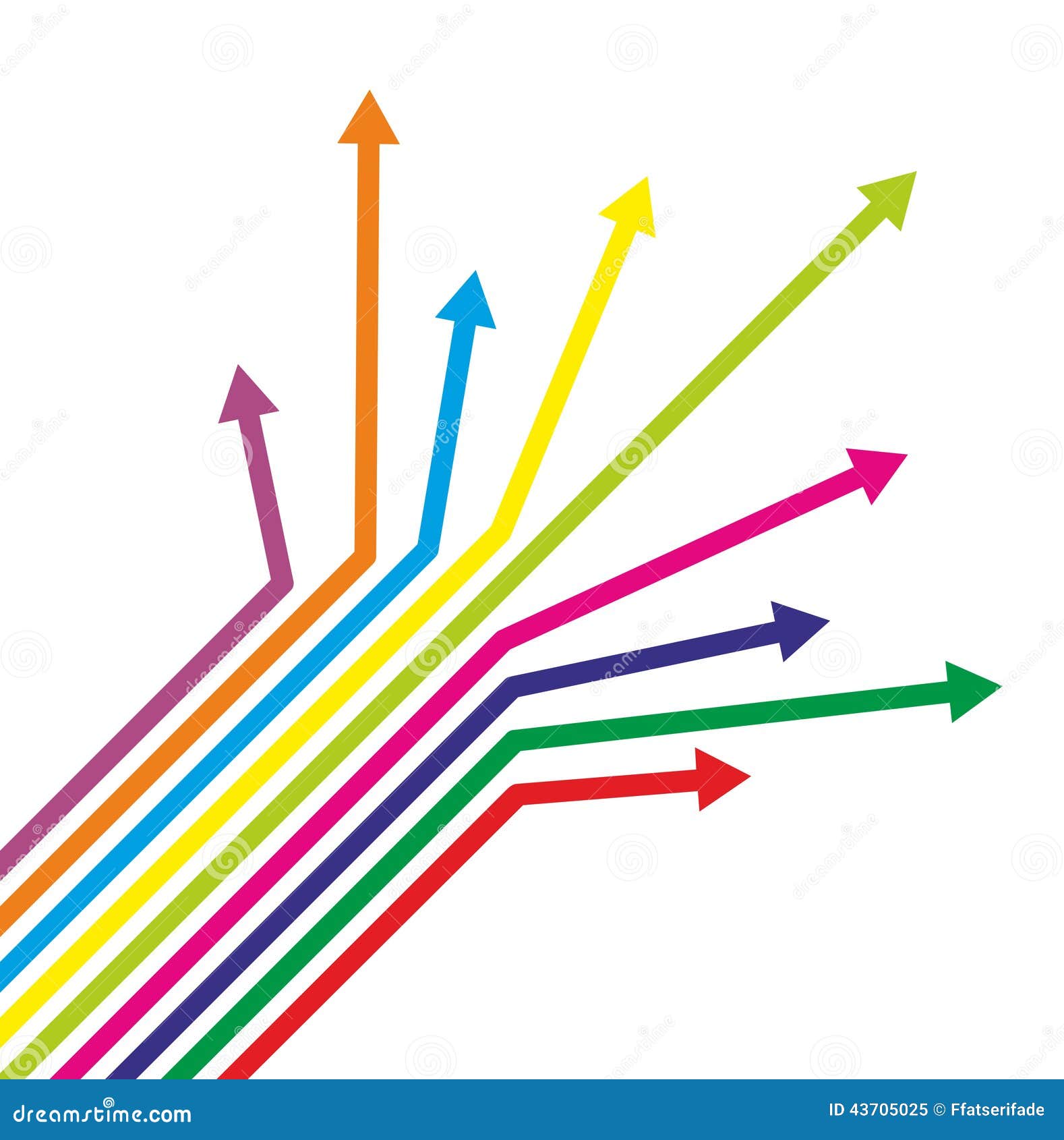 Arrows stock illustration. Illustration of symbol, sign - 43705025