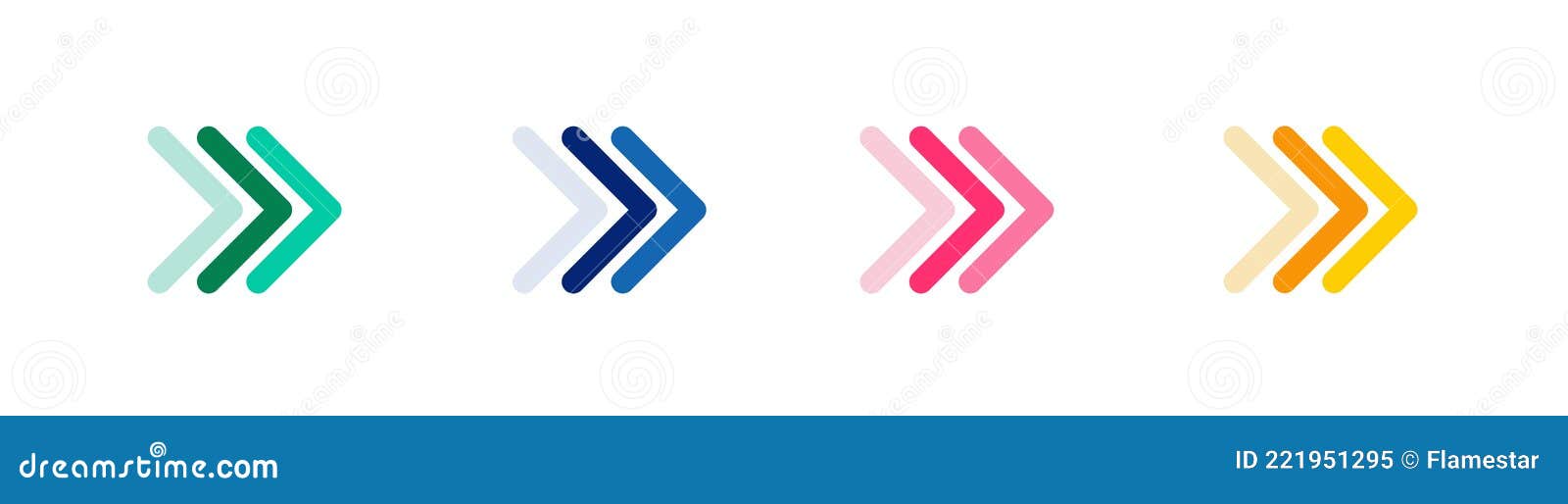 Arrows Colourful Set Icons Arrow Icon Arrow Vector Collection Arrow