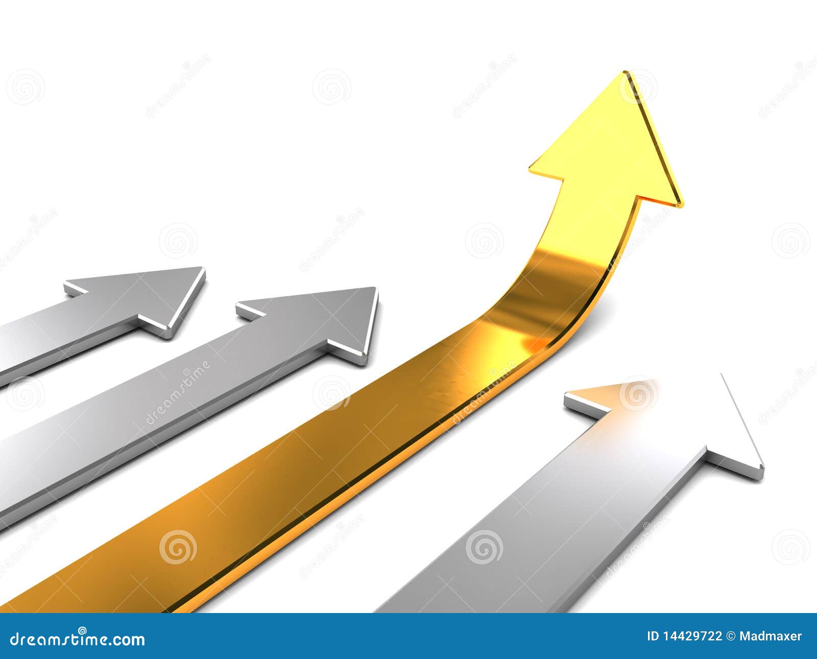Arrows competition stock illustration. Illustration of concept - 14429722