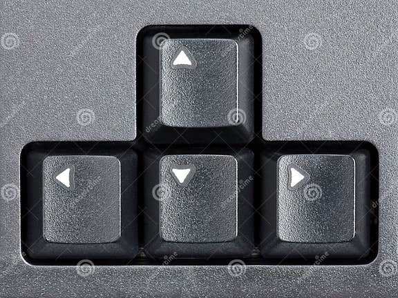 Arrows of Computer Keyboard Stock Image - Image of left, arrows: 34985167