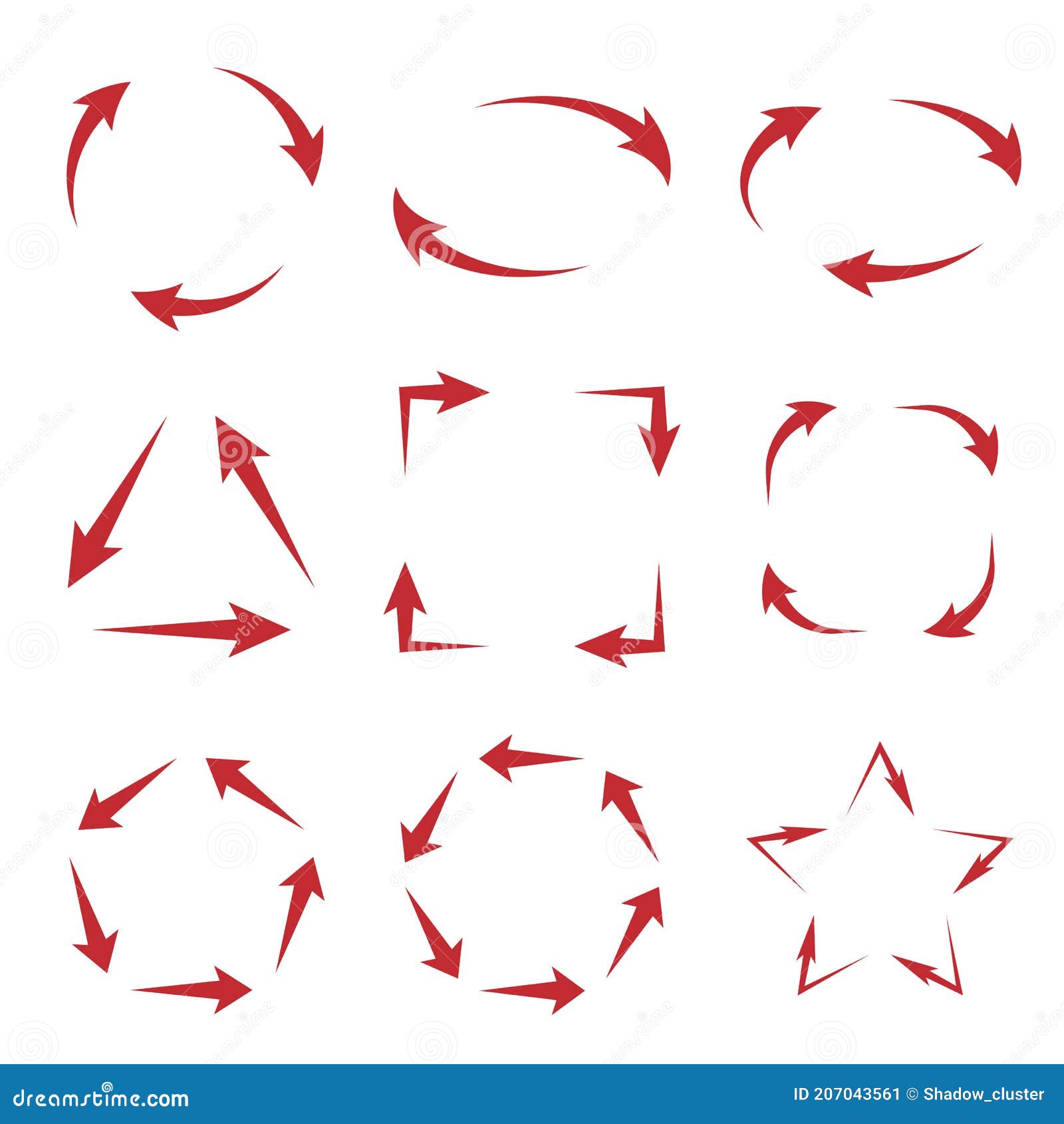 Two Arrows. Cycle. Royalty-Free Stock Photo | CartoonDealer.com #23474601