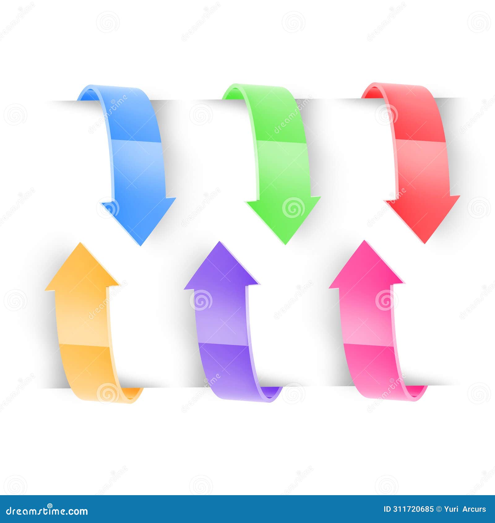 Arrows, Decrease or Graphic Sign for Increase, Synergy or Icon for ...