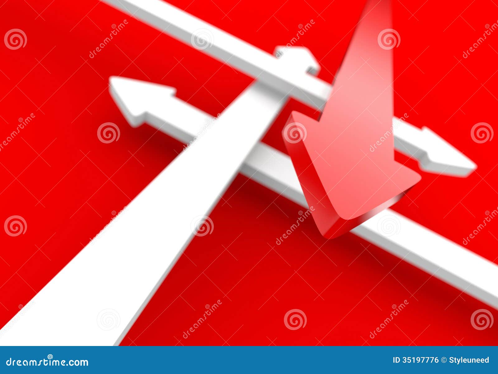 Row In Different Directions. Vector Drawing | CartoonDealer.com #146224836