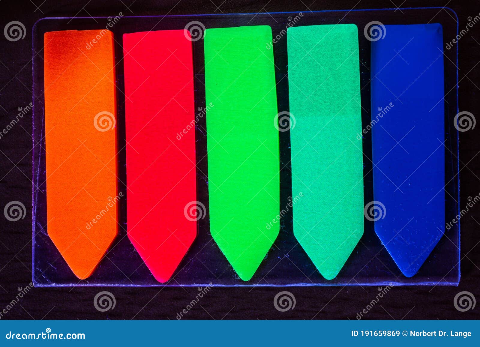 Arrows with Fluorescent Paint Stock Image - Image of colors, textmarker ...