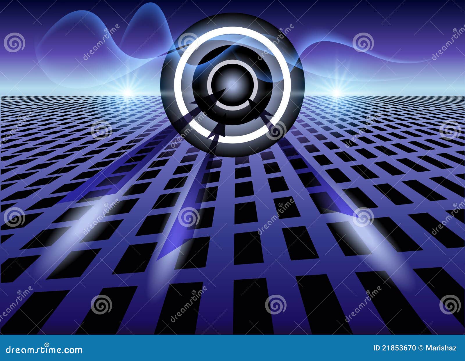 Arrows Flying in the Target Stock Vector - Illustration of market, goal ...