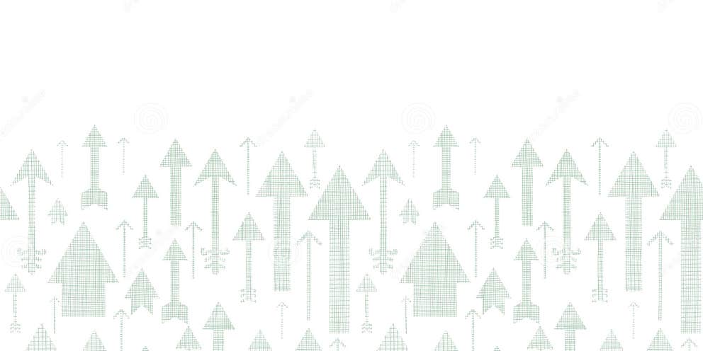 Arrows Flying Up Textile Textured Horizontal Stock Vector ...