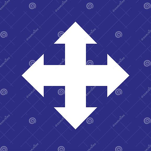 Arrows in Four Directions. Icon Vector Eps10 Stock Illustration ...