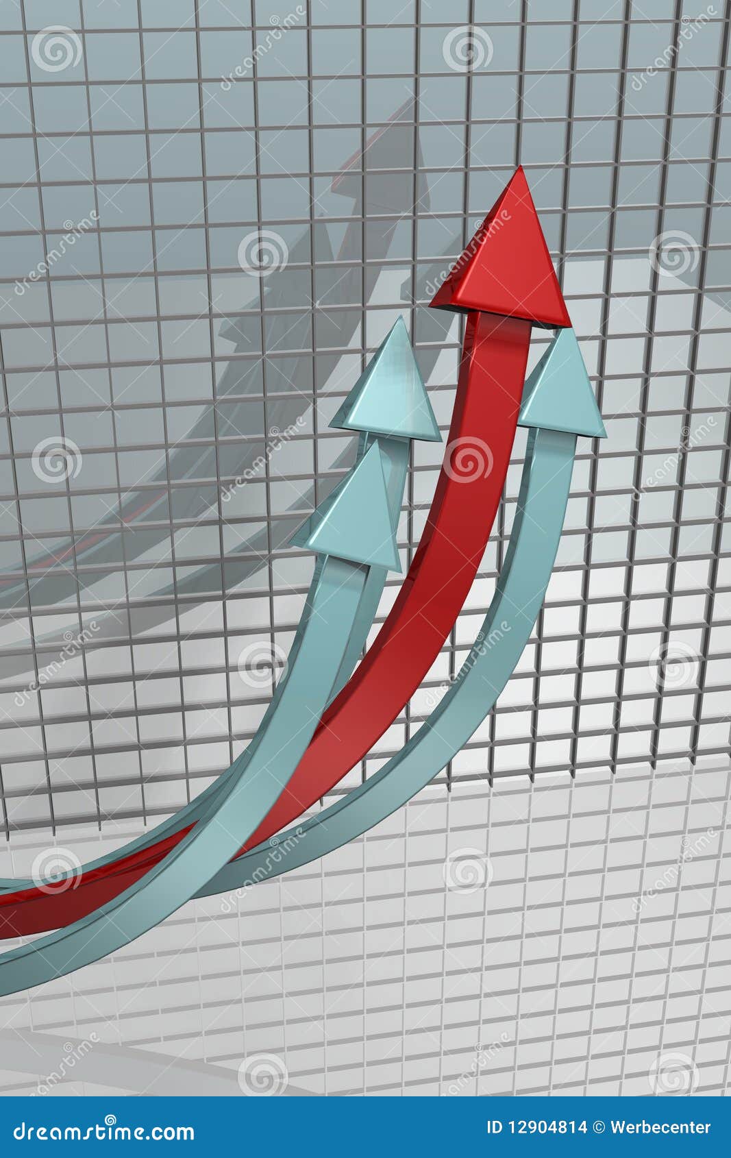 Arrows going up stock illustration. Illustration of design - 12904814