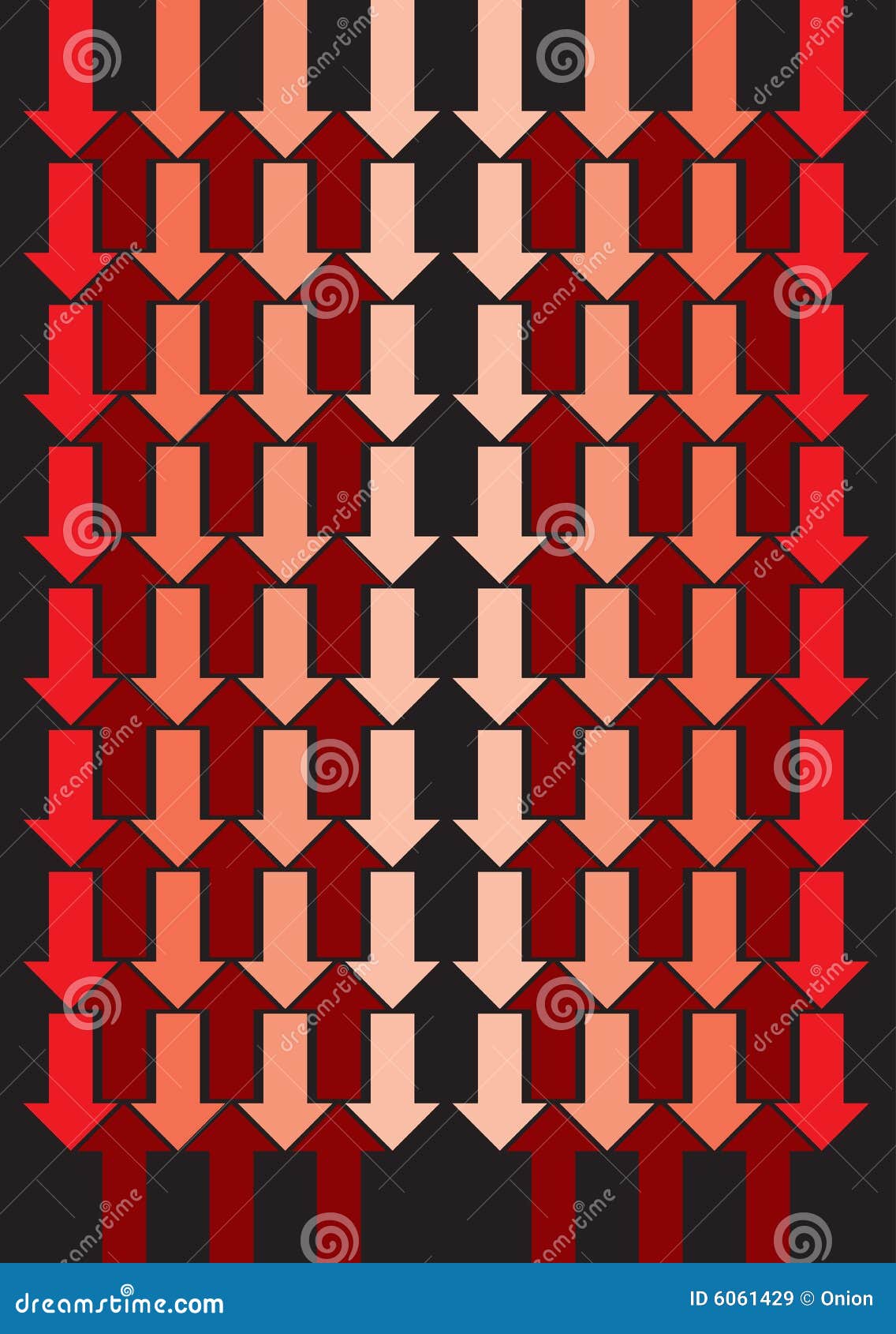 Arrows going up and down stock illustration. Illustration of repetition ...