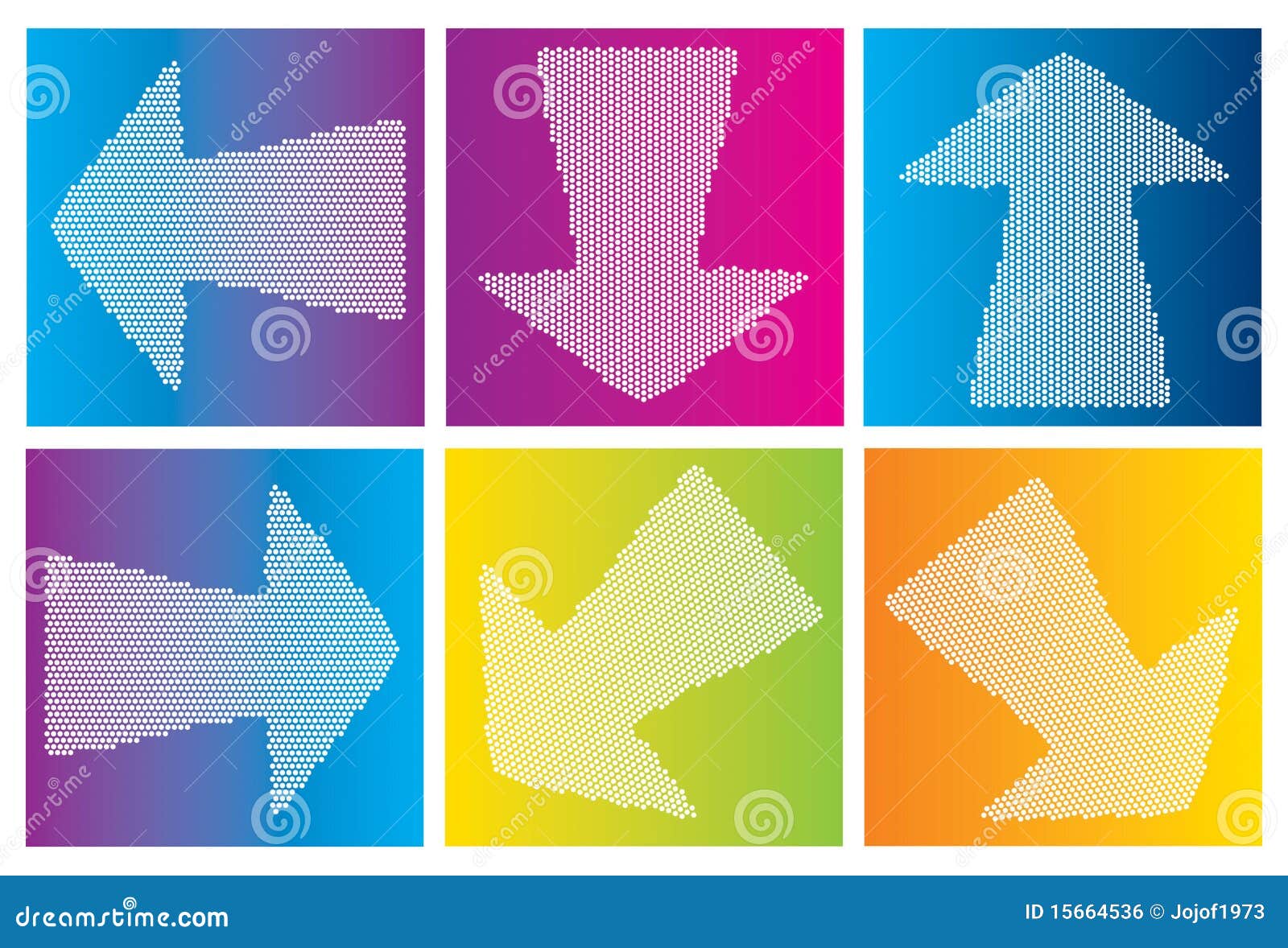 Arrows on Gradient Backgrounds Stock Vector - Illustration of graphic ...