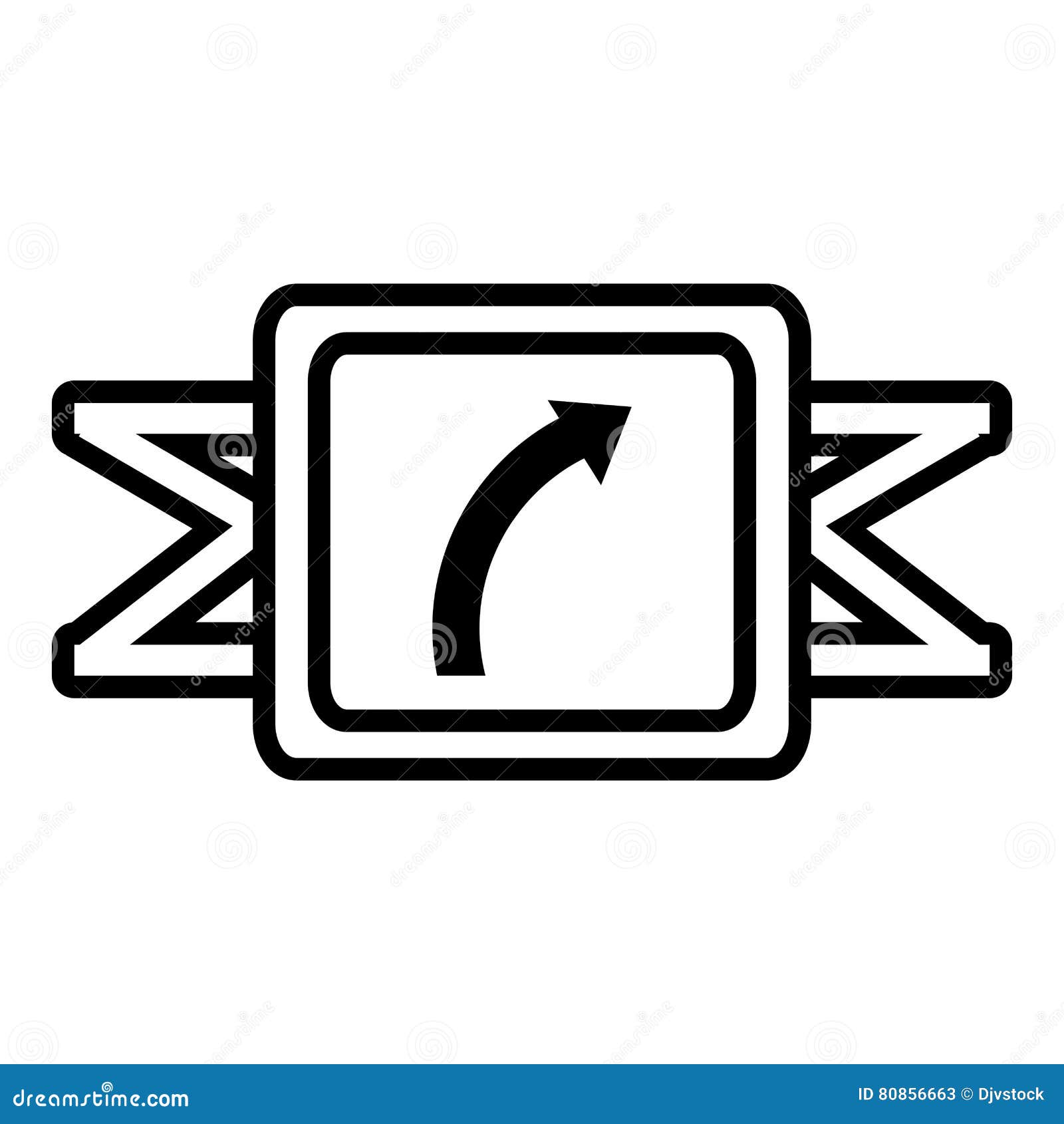 Arrows Guide Traffic Signal Stock Vector - Illustration of sign ...