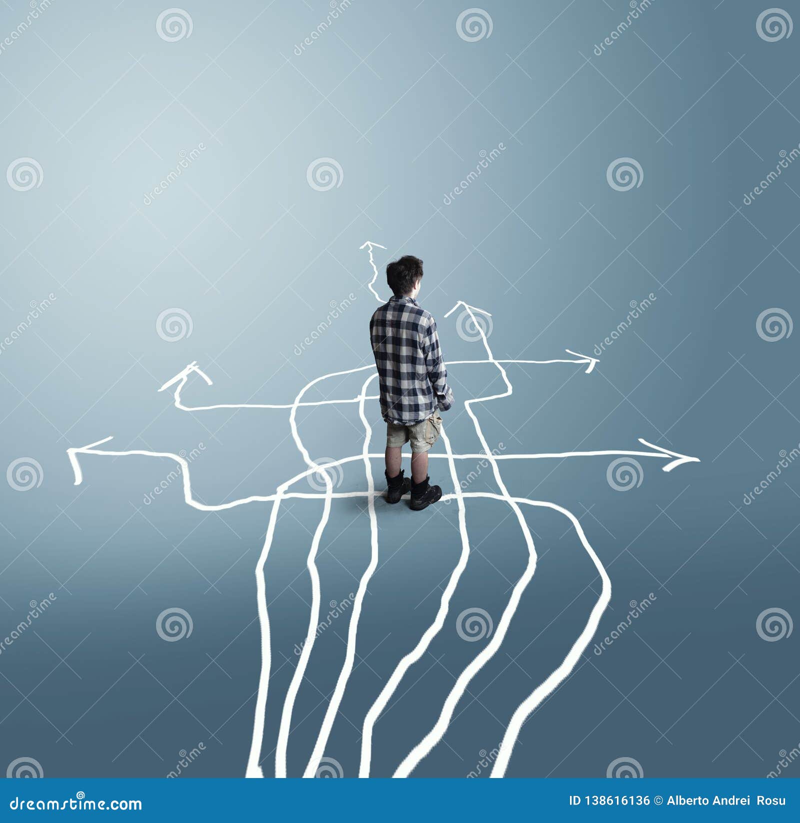 Arrows hard decision stock photo. Image of direction - 138616136