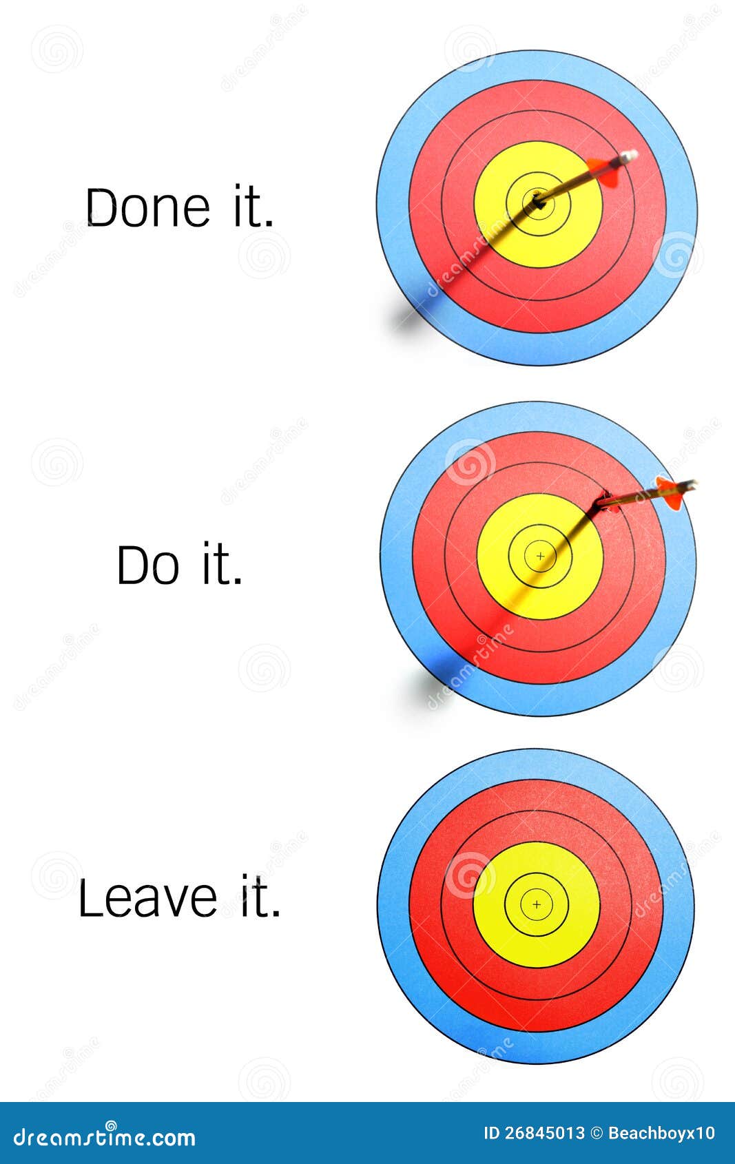Arrows Hit and Missed Target Stock Illustration - Illustration of ...