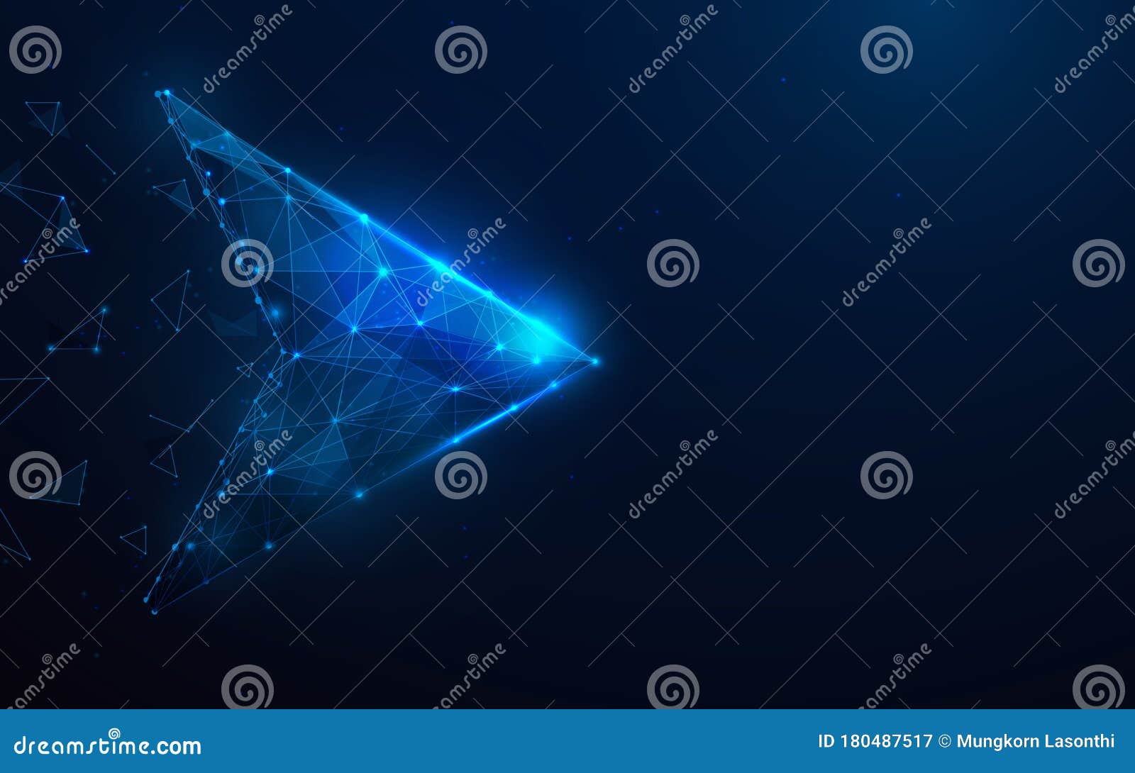 Arrows Icon from Lines, Triangles, Particle, Low Poly and Wireframe ...