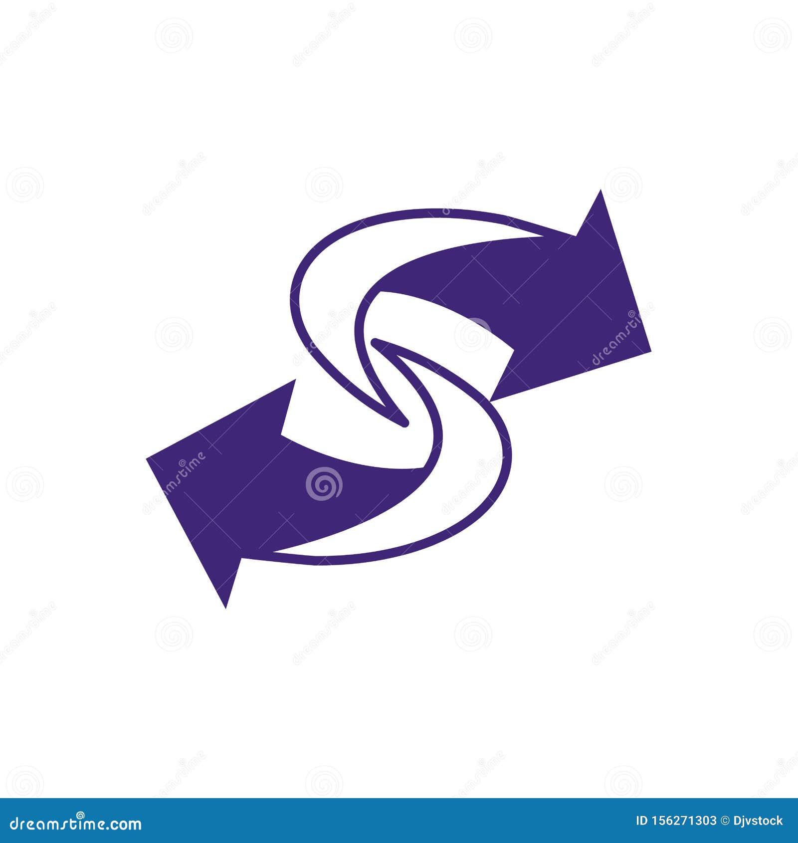 Arrows Indication Direction Isolated Icon Stock Illustration ...