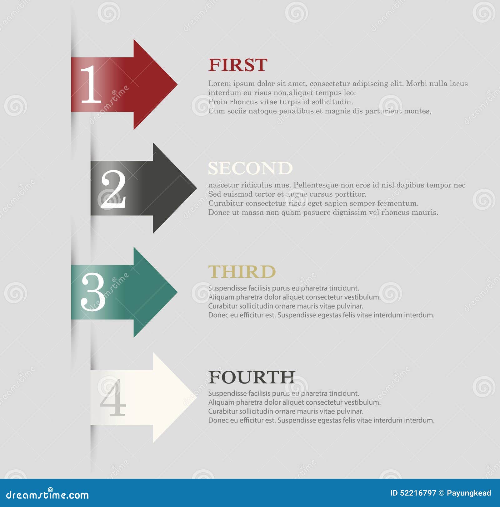 Arrows Info Design. Infographic Vector Stock Vector - Illustration of ...