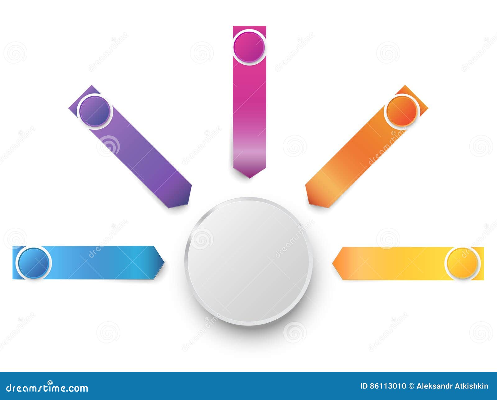 Arrows Infographic Template Stock Vector - Illustration of chart ...