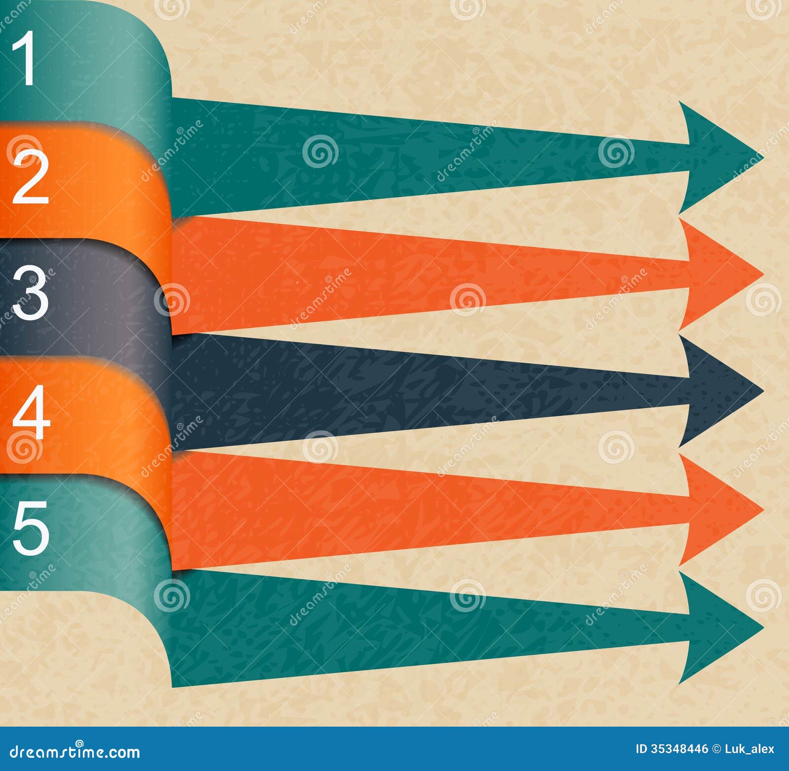 Arrows, infographics. stock vector. Illustration of page - 35348446