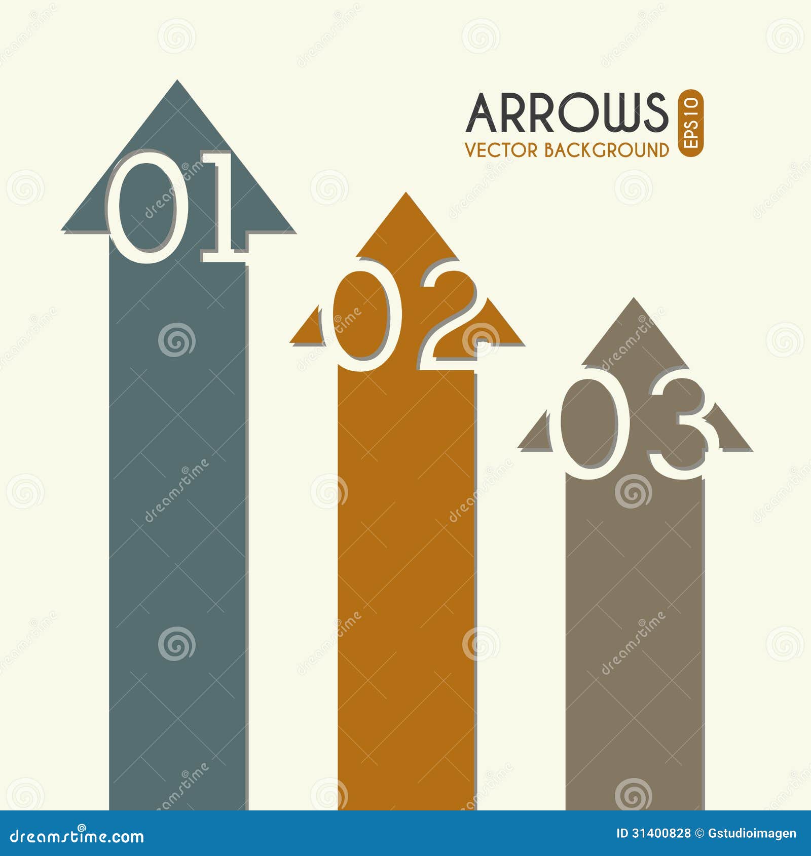 Arrows infographics stock vector. Illustration of number - 31400828