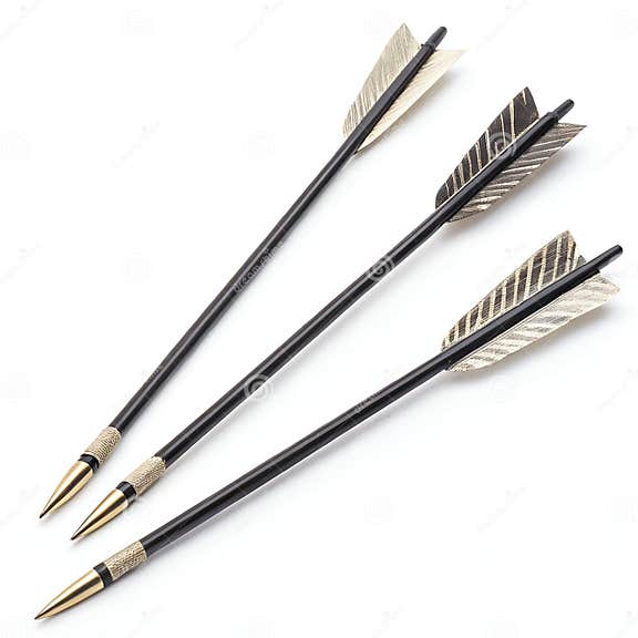 Arrows Isolated on White Background Stock Illustration - Illustration ...