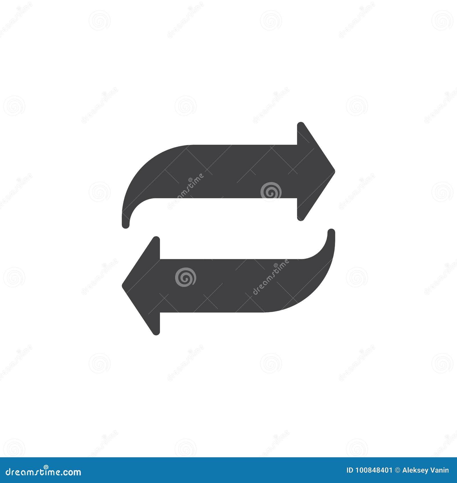 Arrows Left and Right Icon Vector Stock Vector - Illustration of simple ...