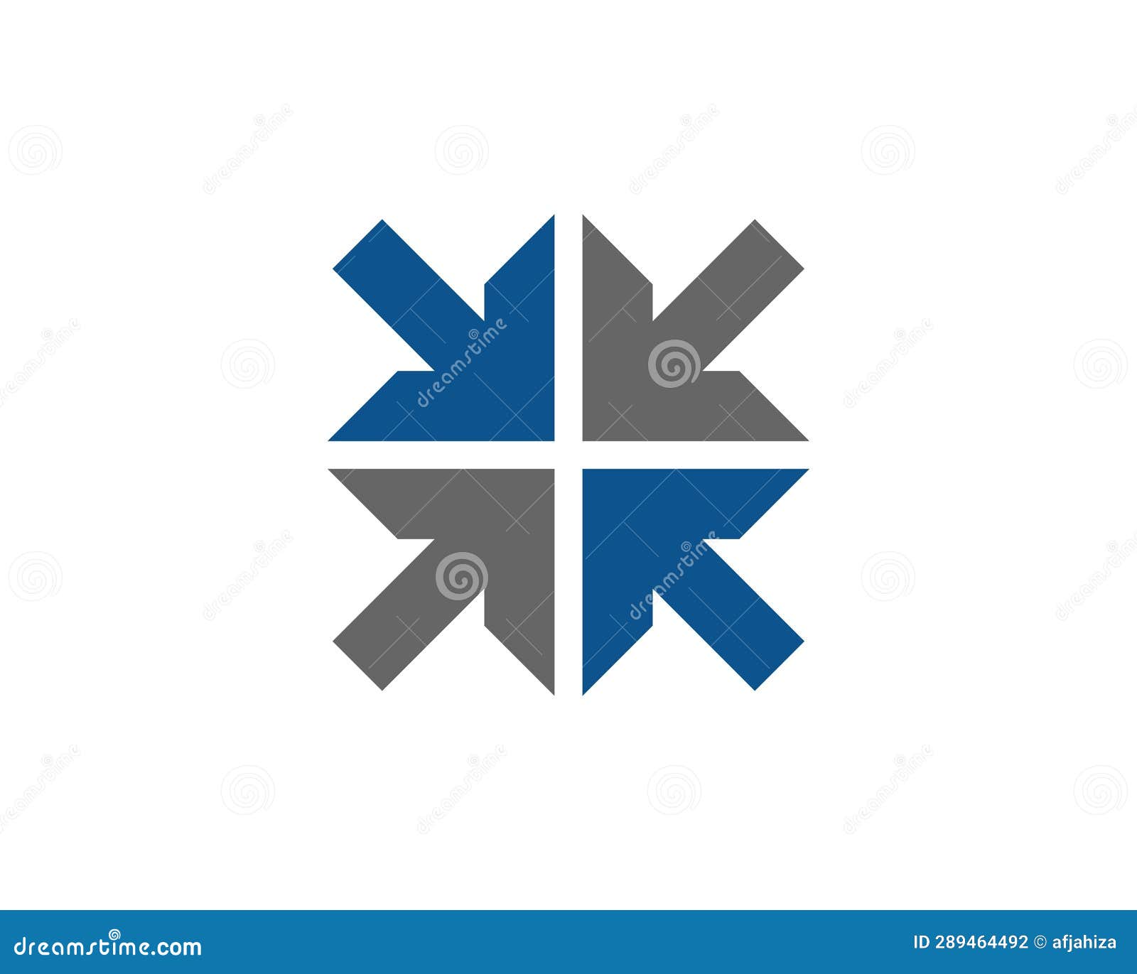 4 Arrows Logo Icon Template Stock Vector - Illustration of element ...