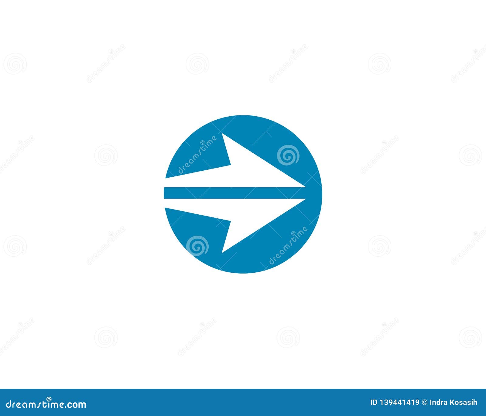 Arrows Logo Template Vector Icon Illustration Stock Illustration ...
