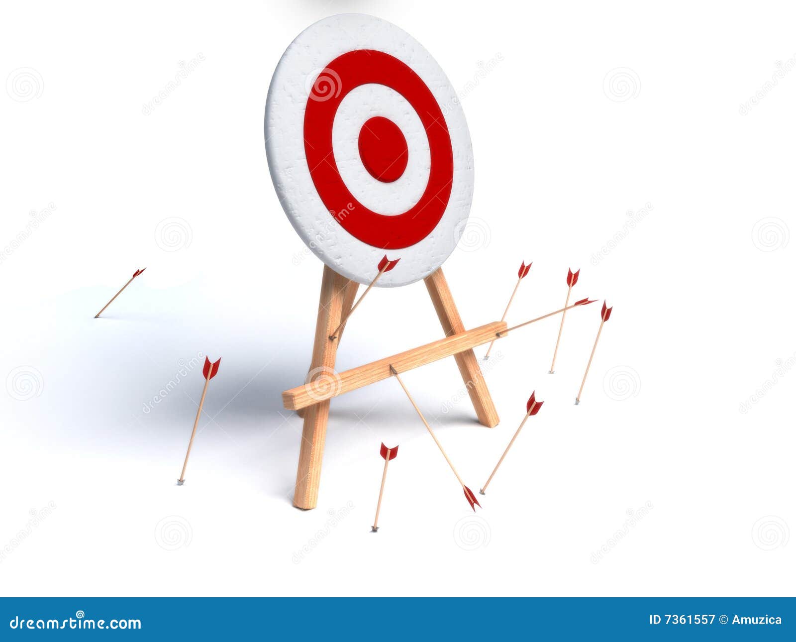 Missing Target Cartoon Vector | CartoonDealer.com #24909933