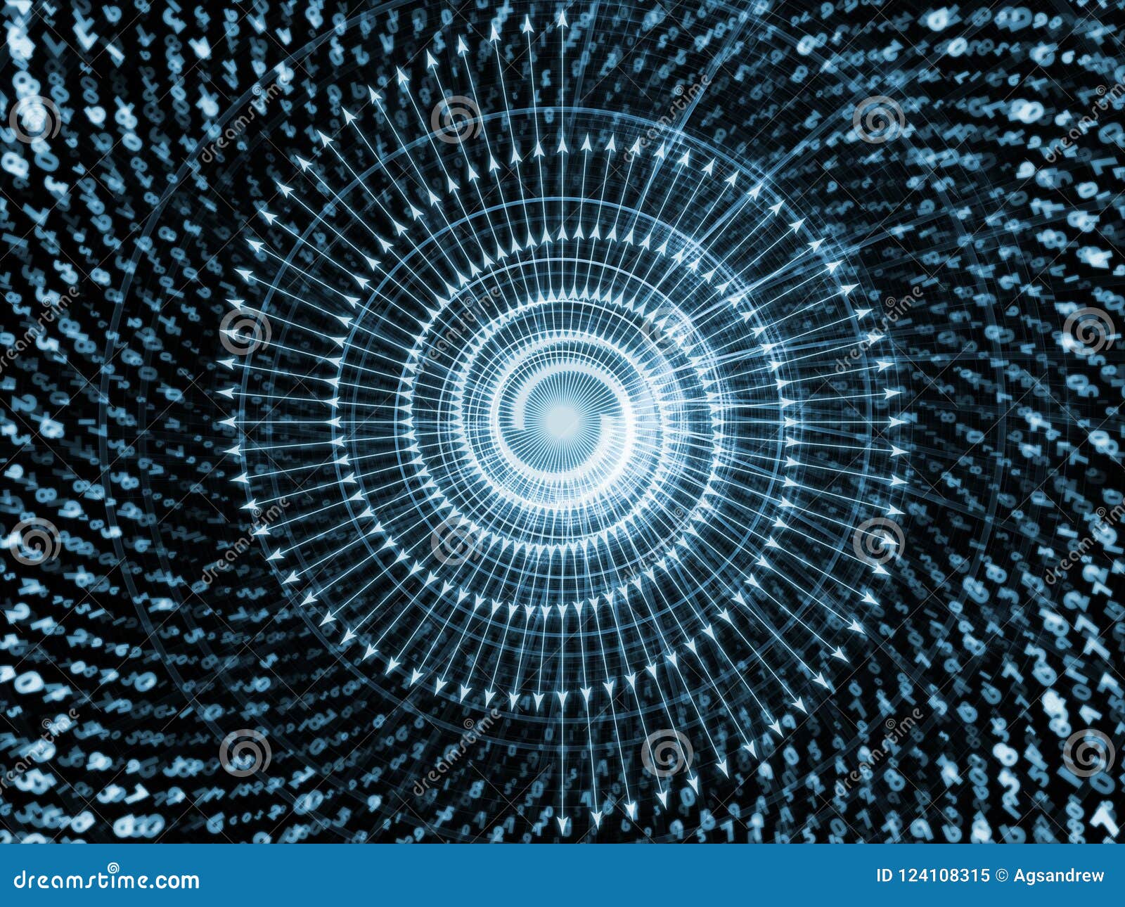 Of Arrows and Numbers stock illustration. Illustration of number ...