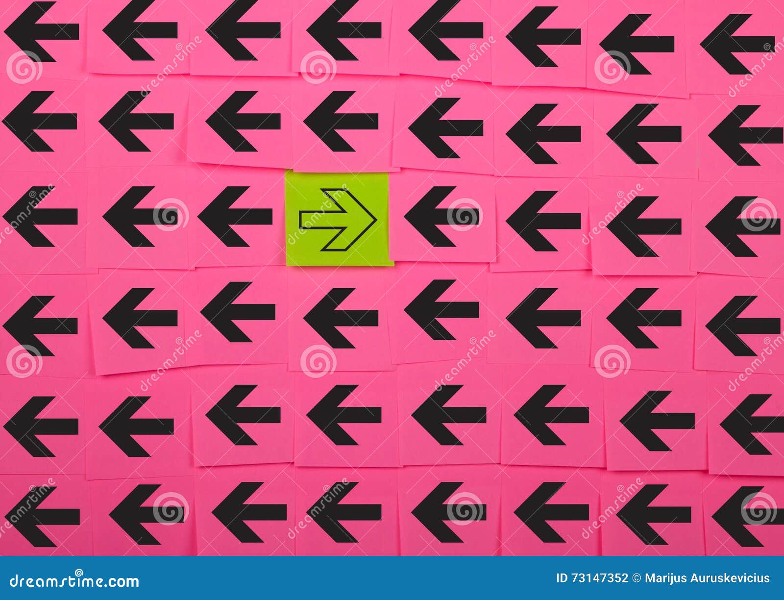 Arrows. Opposing concept. stock photo. Image of change - 73147352