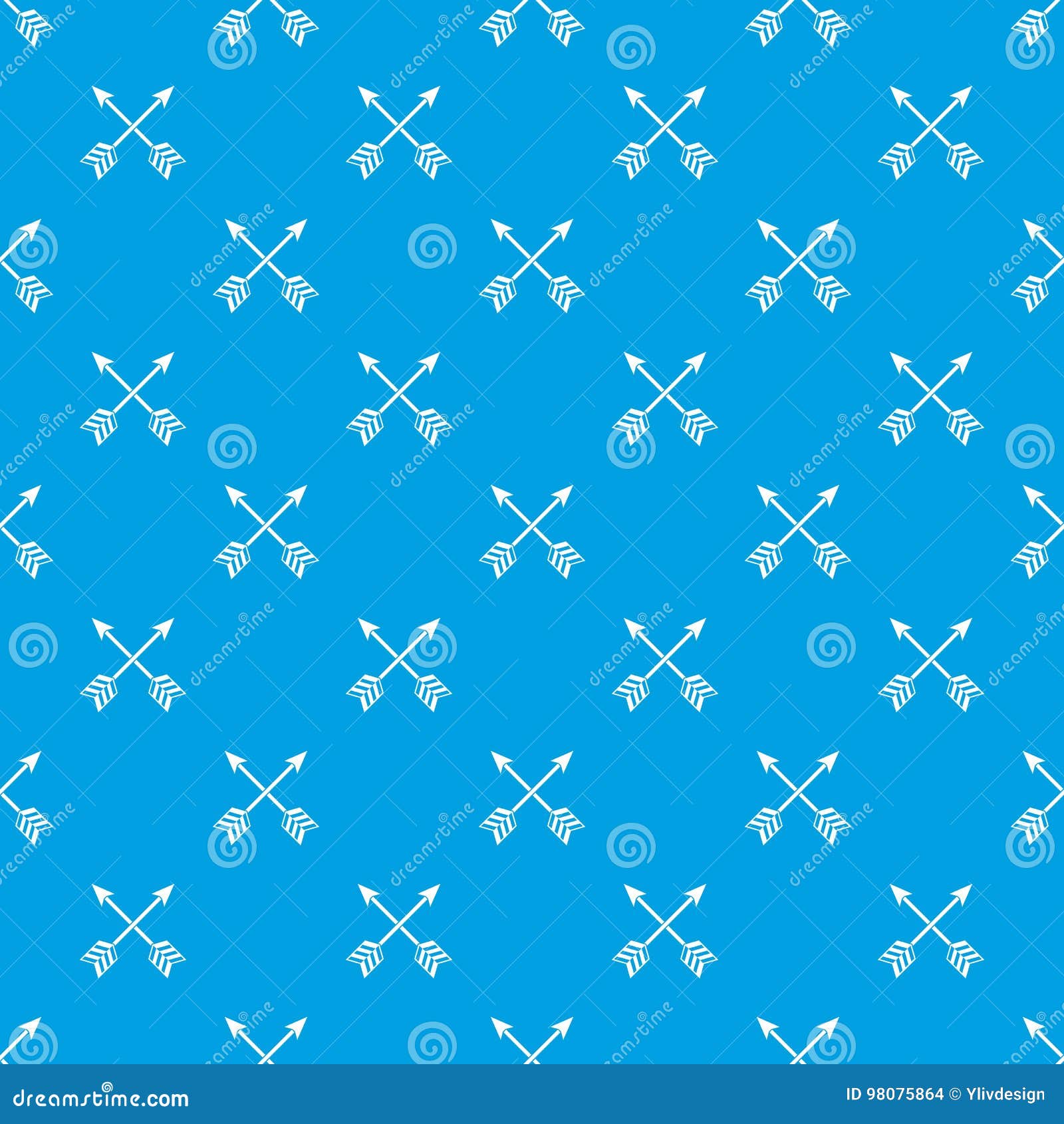 Arrows Pattern Seamless Blue Stock Vector - Illustration of arrows ...