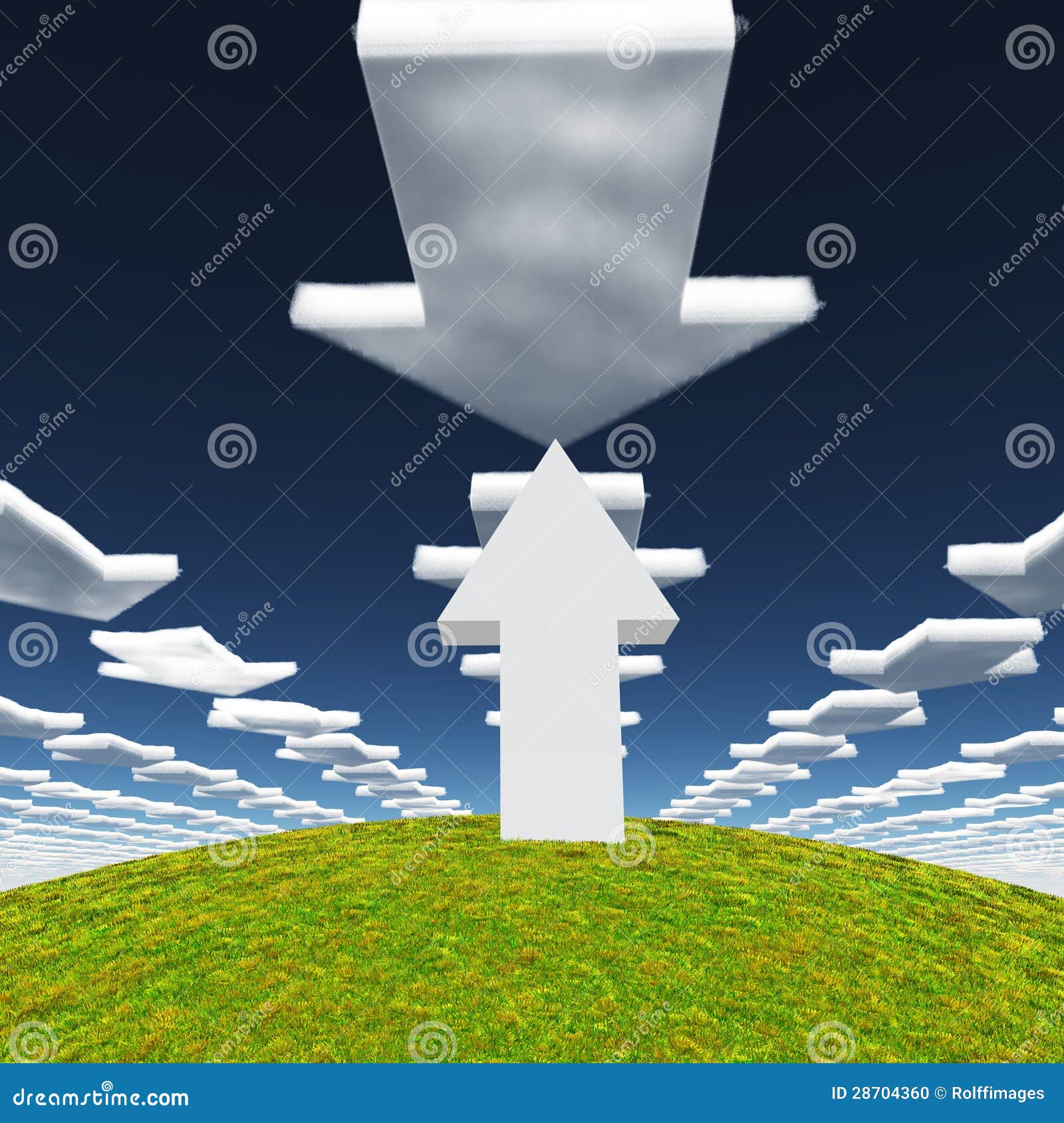 Arrows point up stock illustration. Illustration of high - 28704360