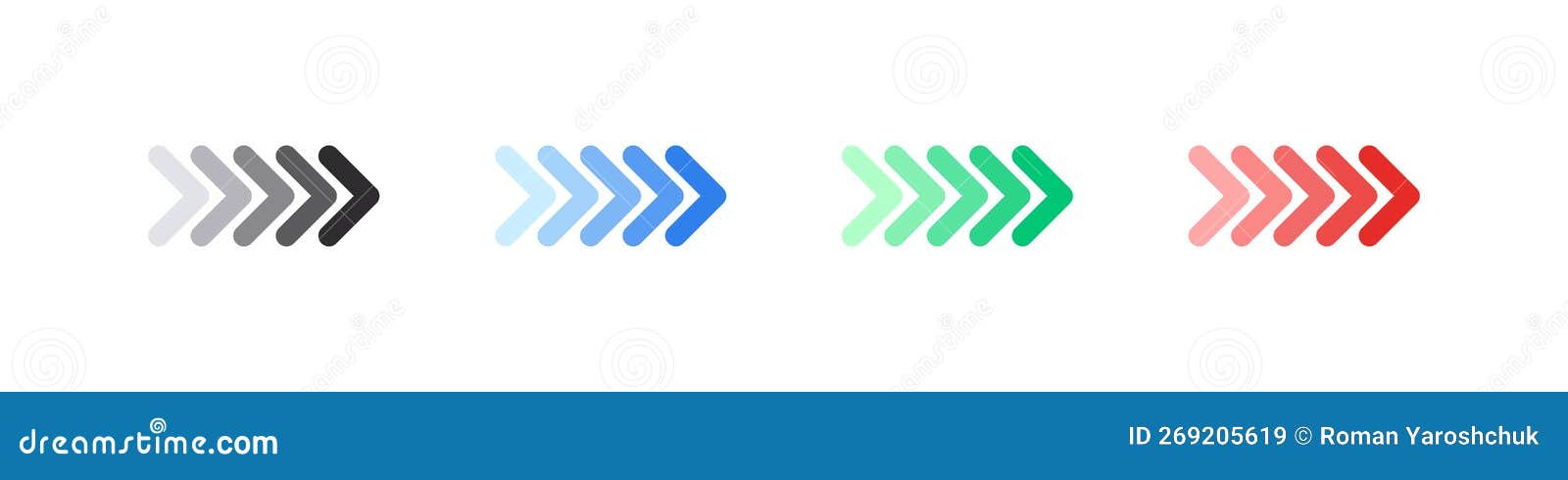 Arrows Pointers. Pointer or Arrow Signs. Modern Arrow Icons Stock ...