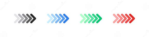 Arrows Pointers. Pointer or Arrow Signs. Modern Arrow Icons Stock ...