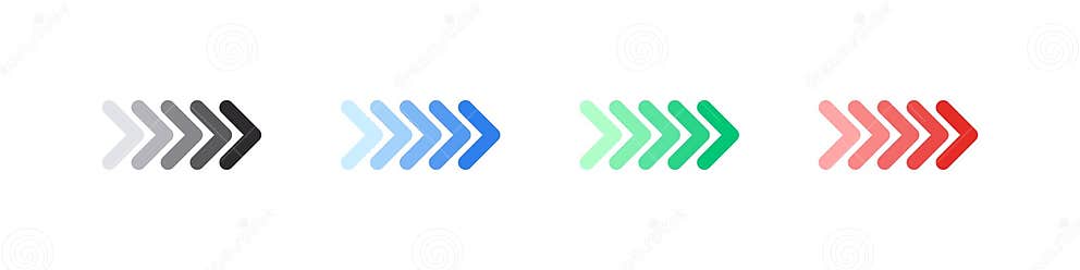 Arrows Pointers. Pointer or Arrow Signs. Modern Arrow Icons Stock ...